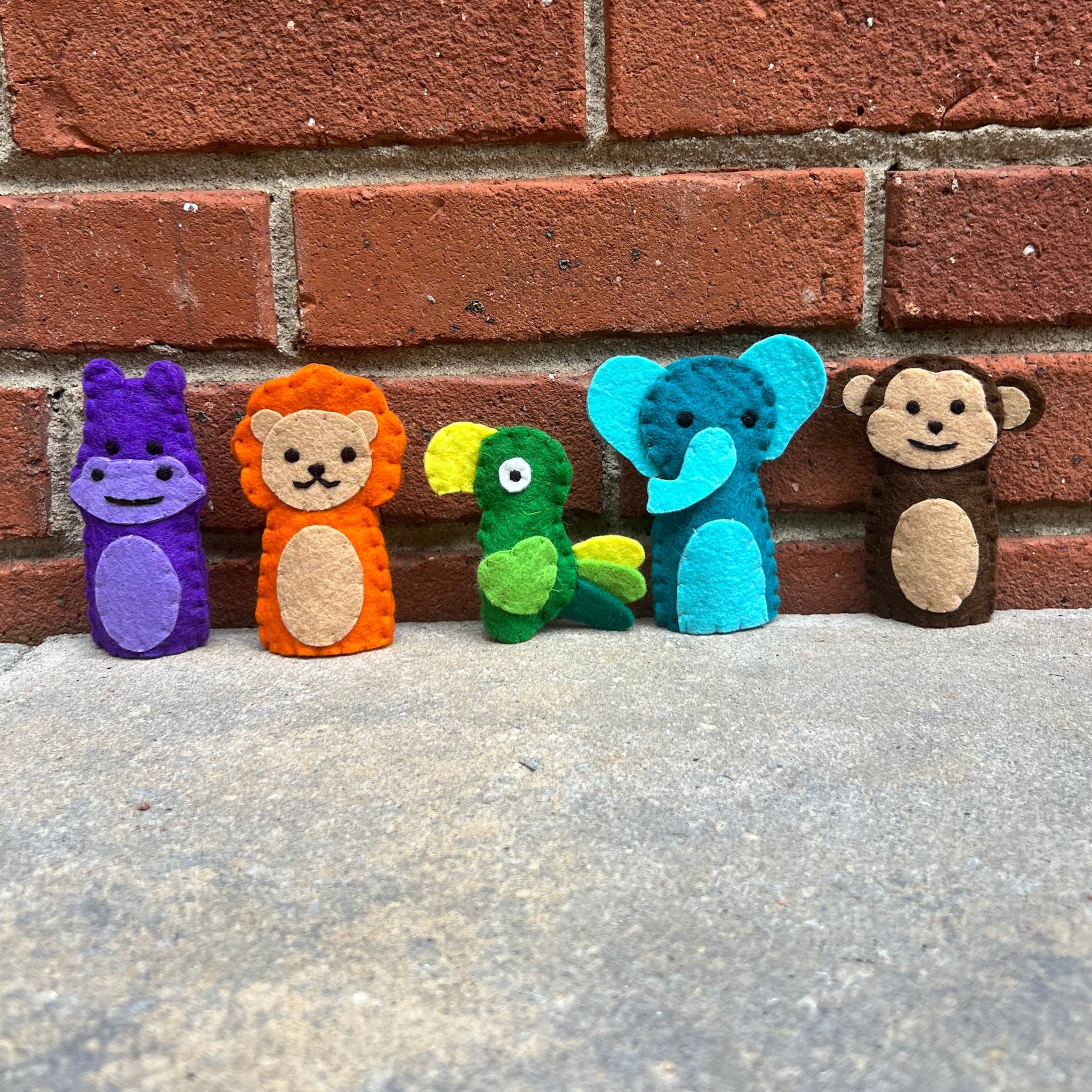 In the Jungle Finger Puppet Set